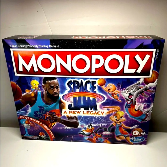 Hasbro | Toys | Monopoly Space Jam Lebron James Looney Tunes Board Game ...